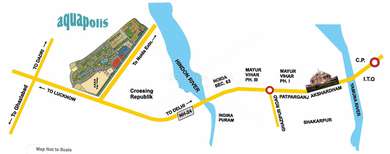 ASG Group ASG APPLE 7 Map - Crossings Republik, Ghaziabad Location Map