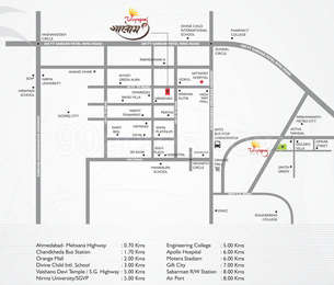 Ashapura Group Vadodara Ashapura Divyapunj Shalom Map - Chandkheda ...