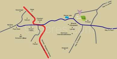 Ashapuri The Sacred Basil Map - Pirangut, Pune Location Map