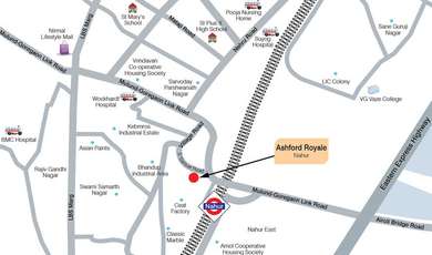 Ashford Group Builders Ashford Royale Map - Mulund West, Mumbai ...