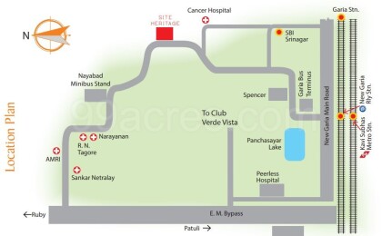 Ashirbad Reality Ashirbad Heritage Map - Nayabad, Kolkata South ...