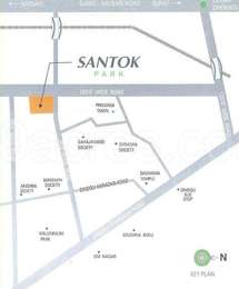 Ashok Builder Ashok Santok Park Map - Dindoli, Surat Location Map