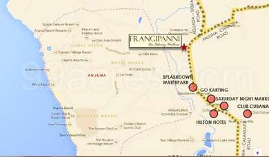 Ashray Real Estate Developers Ashray Frangipanni Map - Anjuna, North ...