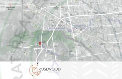 Ashtalaxmi Infra Rosewood Map - New Althan, Surat Location Map