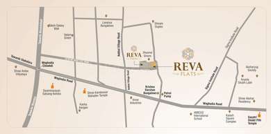 Reva Group Reva Flats Map - Ankhol, Vadodara Location Map