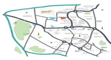 Aspire Spaces Ameya Map - Miyapur, Hyderabad Location Map