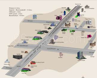 Asrithas Group Asrithas Happy Living Map - Bommanahalli, Bangalore ...
