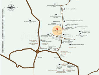 CoEvolve Estates CoEvolve Northern star Map - Thanisandra, Bangalore ...