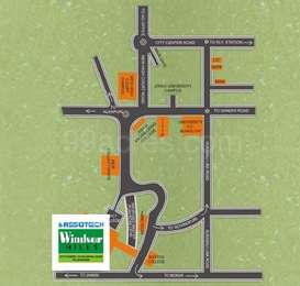 Assotech Builders Assotech Windsor Hills Map - City Center, Gwalior ...