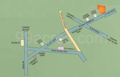 Aster Group Aster Gardens Map - Rajarhat, Kolkata Location Map