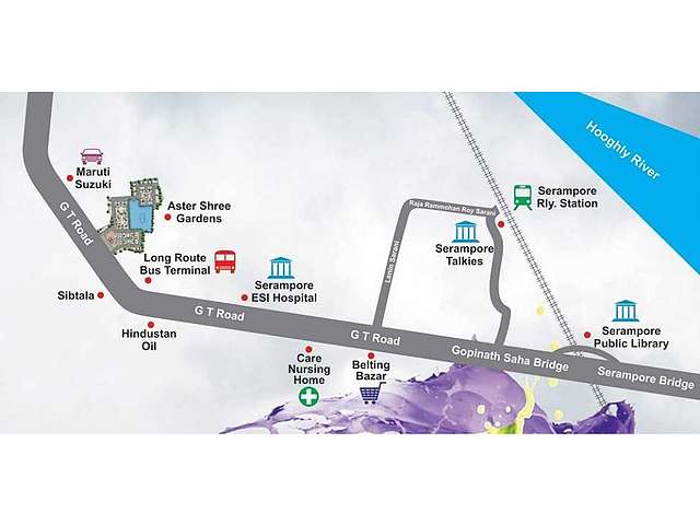 Aster Shree Gardens Serampore, Hooghly Resale Price List, Brochure, Floor Plan, Location Map ...