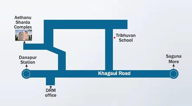 Asthanu Sharda Complex Danapur, Patna | Price List & Brochure, Floor ...