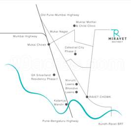 Aswani Promoters and Builders Miravet District Map - Ravet, Pune ...