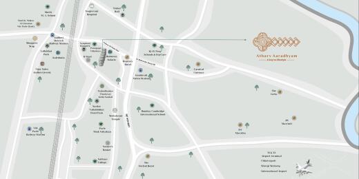 Atharv Infra LLP Atharv Aaradhyam Map - Vile Parle East, Mumbai South ...