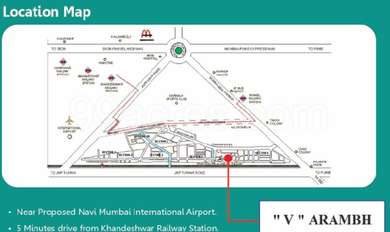 Atharva Developers Kamothe Atharva V Arambh Map - Karanjade, Navi ...