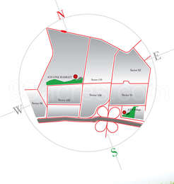 ATS Group ATS One Hamlet Map - Sector-104 Noida Location Map