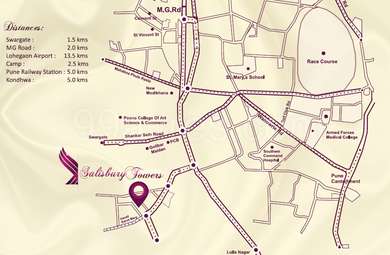 2 BHK / Bedroom Apartment / Flat for rent in Atur Salisbury Towers ...