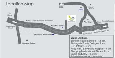 Atur India Atur Valley Vista Map - Pisoli, Pune Location Map