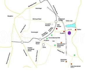 ATZ Properties Builders ATZ Areva Map - Marathahalli, Bangalore ...