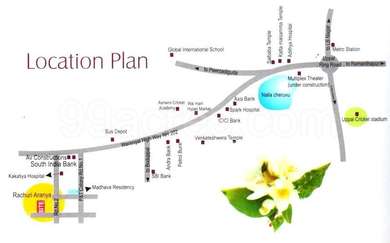 Av Constructions Builders AV Rachuri Aranya Map - Boduppal, Warangal ...