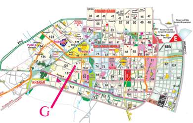 AV Developers Mohali Gobind Enclave Map - Sector-117 Mohali Location Map