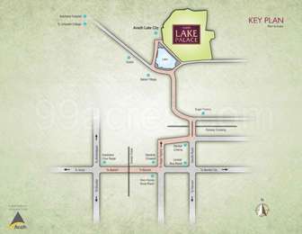 Avadh Group and Shree Sai Developers Avadh Lake Palace Map - Baben ...
