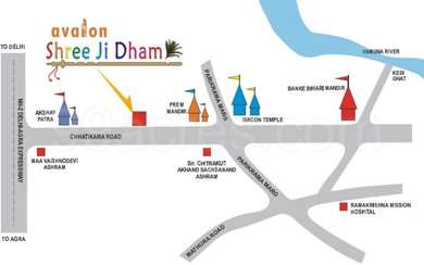 Avalon Group Builders Avalon Shreeji Dham Map - Sunrakh Bangar ...
