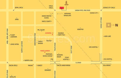 Avaneesh Infrastructure and Alpha Megacon Avaneesh Heights Map - Shilaj ...