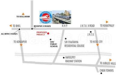 Avantika Constructions Avantika Sabarmati Map - Matrusri Nagar, Miyapur ...