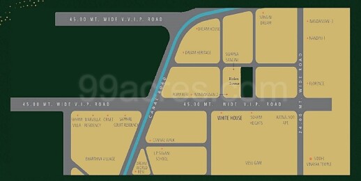 Avantis Enterprise LLP Avantis Rolex Tower Map - Vesu, Surat Location Map