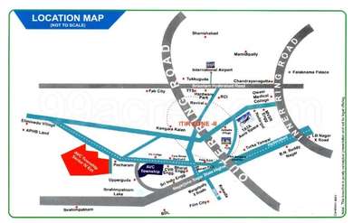 AVC Group AVC Township Map - Pocharam, Hyderabad Location Map