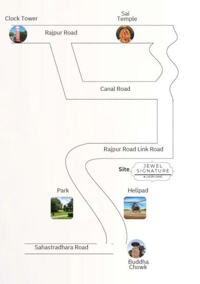 Avenue Commercial Avenue Jewel Signature Map - Tarla Nagal, Dehradun ...