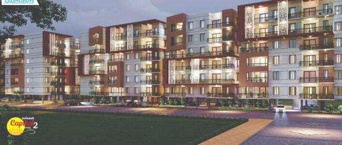 2 BHK Apartment / Flat for sale in Avinash Capital Homes 2 Saddu Raipur ...