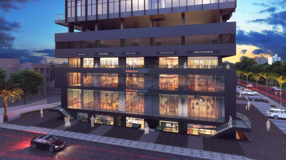 The Platinum Towers Kharadi, Pune - Invest in Office spaces & Shops