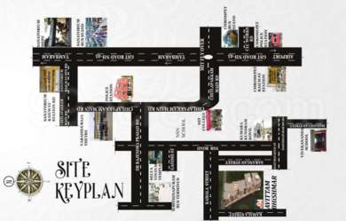 Avittam Homes Avittam Bhishmar Map - Chromepet, Chennai Location Map