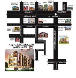 Avittam Homes Avittam Lakshmi Narayana Map - Chromepet, Chennai ...