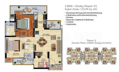 ACE Builders Ace City Floor Plan - Sector 1 Greater Noida West