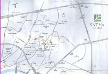 AVS Corporation Satva Homes Map - New Ranip, Ahmedabad North Location Map