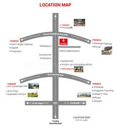 Axia Properties Axia Greenlands Map - Yadagirigutta, Yadadri ...