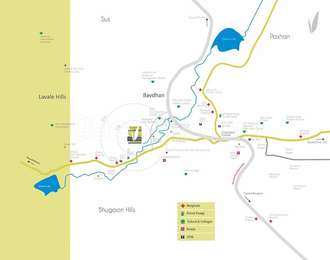 Axis Paradigm and Deshpande Developers Whistling Meadows Map - Bhugaon ...