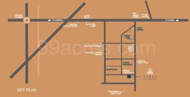 Ayman Projects Ayman 52 Map - Sarkhej, Ahmedabad South Location Map
