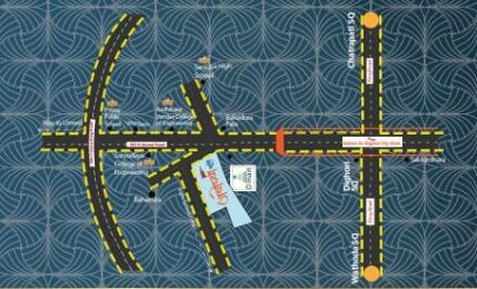 Aradhya Infratech Ayodhya Bhumi Map - Dighori, Nagpur Location Map
