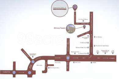 KVR Constructions Shangrila Villas Map - Kompally, Secunderabad ...