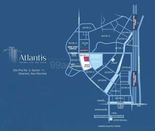 B And M Buildcon Builders B and M Atlantis Map - Ghansoli, Navi Mumbai ...