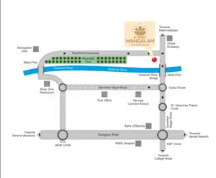 B Orbit Mangalam Map - Gangapur, Nasik Location Map