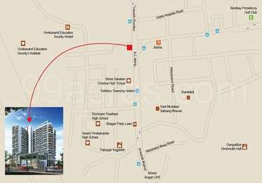 Baba Homes Baba Satguru Map - Chembur, Mumbai Location Map