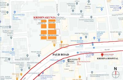 Badhekar Group Badhekar Dwarka Map - Kothrud, Pune Location Map