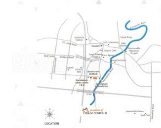Darshanam Group Darshanam Trade Center 3 Map - Sayajigunj, Vadodara ...