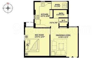 2 BHK Apartment / Flat for sale in Bakeri Swareet Apartments Vejalpur ...