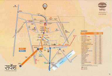 Bakeri Group Bakeri Sarvesh Map - Ranip, Ahmedabad North Location Map